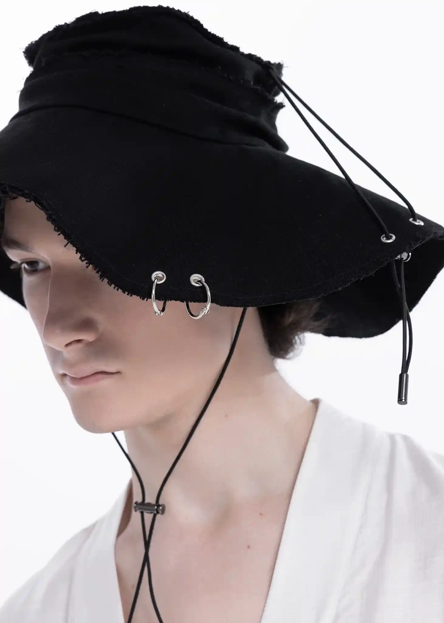 BUCKET HAT WITH PIERCING NEW ASIA III